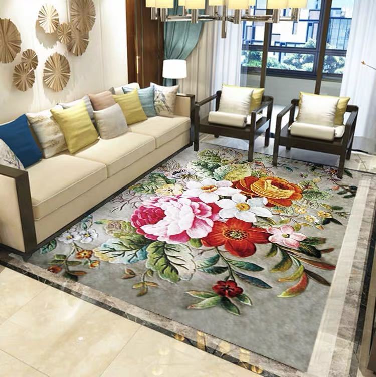 サイズ：160x230（cm)厚さ：0.7cm素材表地：ポリエステル100％裏面：不織布(PVC点滑り止め)備考開封後は新品の為においのする場合がございます。こちらのにおいは、時間の経過により消えていきますのでご安心下さい。もし、気になるよ...