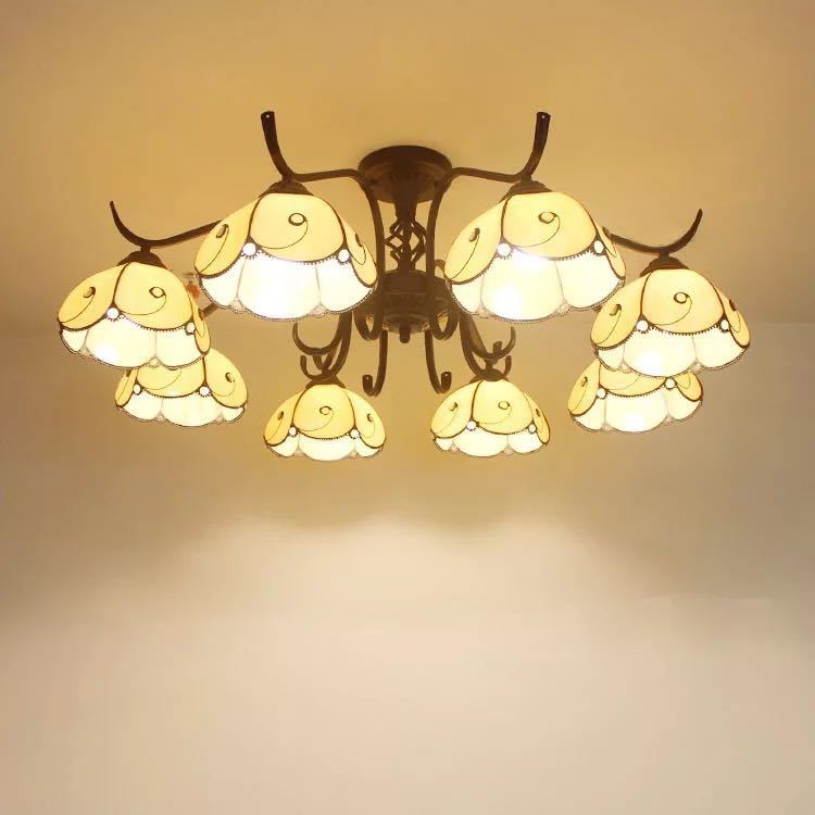 サイズ：幅85 x 高さ32（cm)ワット数 ：電球40W×8個（E26）素材：ガラス、樹脂、合金、鉄☆☆★★★★★★★★★★★★★☆☆◆取付工事は電気工事士にご相談してください。◆お客様のご覧になっているモニター等により多少色が異なる場合...