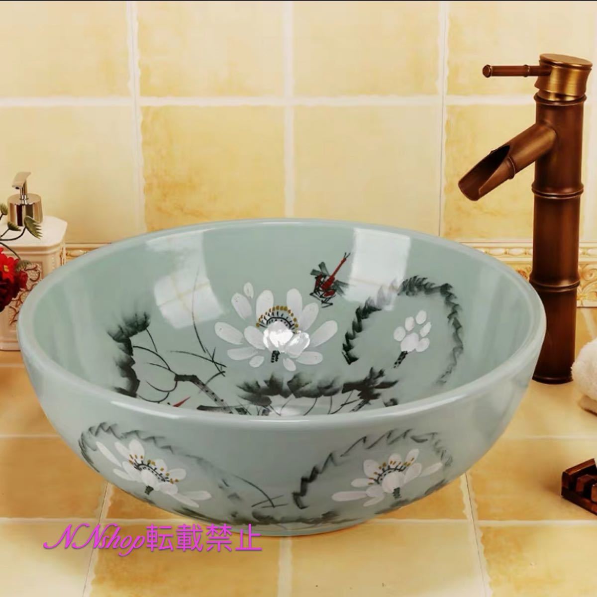 状態 ：新品未使用サイズ（cm）：幅：41奥行き：41高さ：15素材：陶磁器取付について：取付工事はお近くの工務店様にご相談してください＜ 重量物なので同梱はできません ＞☆☆★★★★★★★★★★★★★☆☆◆お客様のご覧になっているモニター...