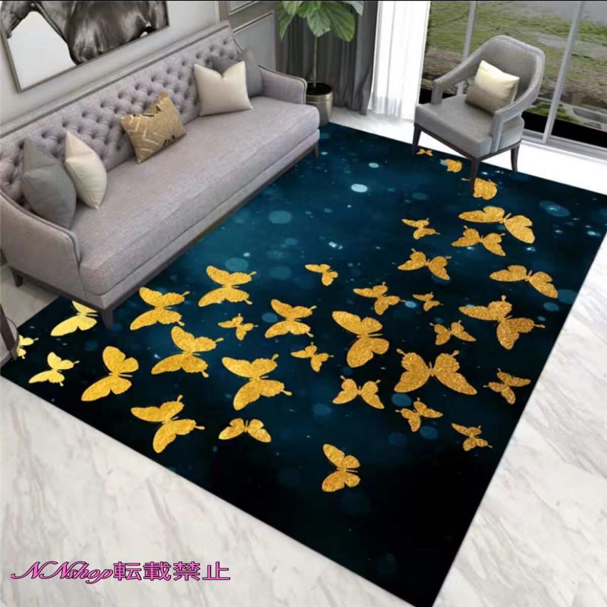 サイズ：160x230（cm)厚さ：0.6cm素材表地：ポリエステル100％裏面：不織布(PVC点滑り止め)サイズオーダー可能です備考　開封後は新品の為においのする場合がございます。こちらのにおいは、時間の経過により消えていきますのでご安心...
