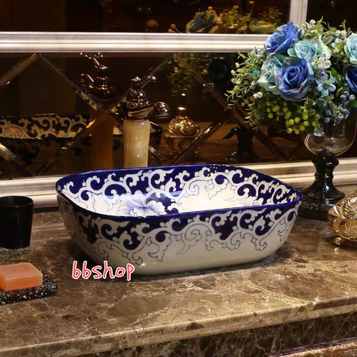 状態 ：新品未使用サイズ（cm）：幅：43奥行き：30高さ：14素材：陶磁器取付について：取付工事はお近くの工務店様にご相談してください＜ 重量物なので同梱はできません ＞☆☆★★★★★★★★★★★★★☆☆◆お客様のご覧になっているモニター...