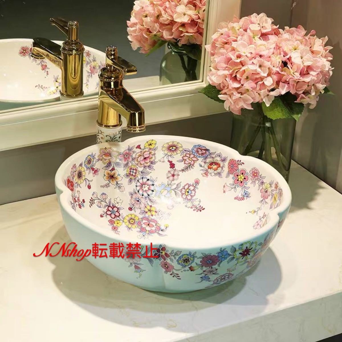 状態 ：新品未使用サイズ（cm）：幅：41奥行き：41高さ：15素材：陶磁器取付について：取付工事はお近くの工務店様にご相談してください＜ 重量物なので同梱はできません ＞☆☆★★★★★★★★★★★★★☆☆◆お客様のご覧になっているモニター...
