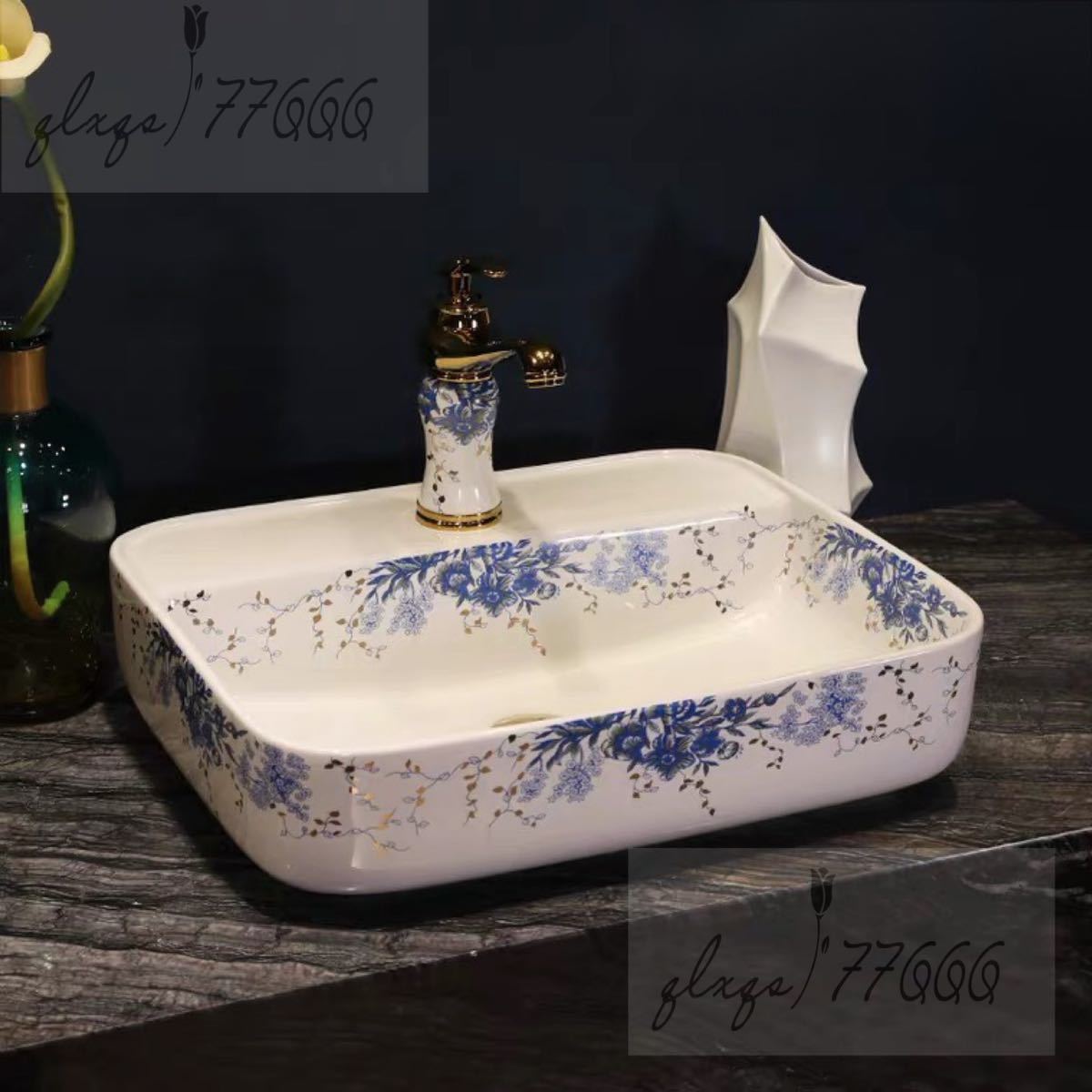 サイズ（cm）：幅：52奥行き：42高さ：13素材：陶器取付について：取付工事はお近くの工務店様にご相談してください＜ 重量物なので同梱はできません ＞★購入後のキャンセルは、ご遠慮ください。★検品のため開封してある場合があります。★複数ご...