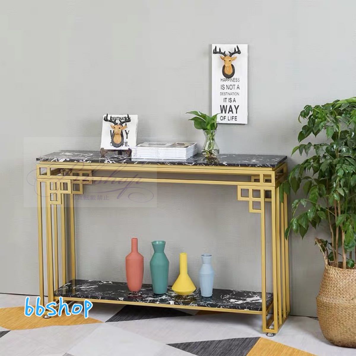 【商品仕様】本体寸法：幅100 ×奥行30 ×高さ80（cm)商品状態：新品カラー：写真通り材質：金屬、鉄、人造大理石、ラッカー塗装 、他☆☆★★★★★★★★★★★★★☆☆◆お客様のご覧になっているモニター等により多少色が異なる場合がござい...