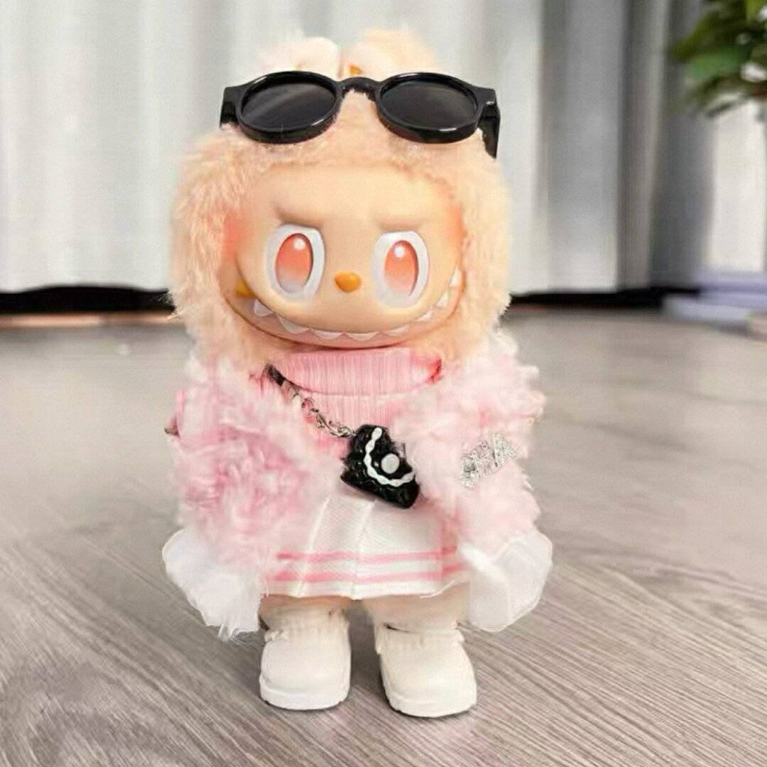 商品説明 POPMARTポップマートLABUBUラブブ商品は着替えのみ、labubu本体を付いてないです。ぬいぐるみは付属しておりません。セット内容1、ショルダーバッグ2、トップス3、スカート4、靴5、ベスト6、メガネ※丁寧にお作りしていま...