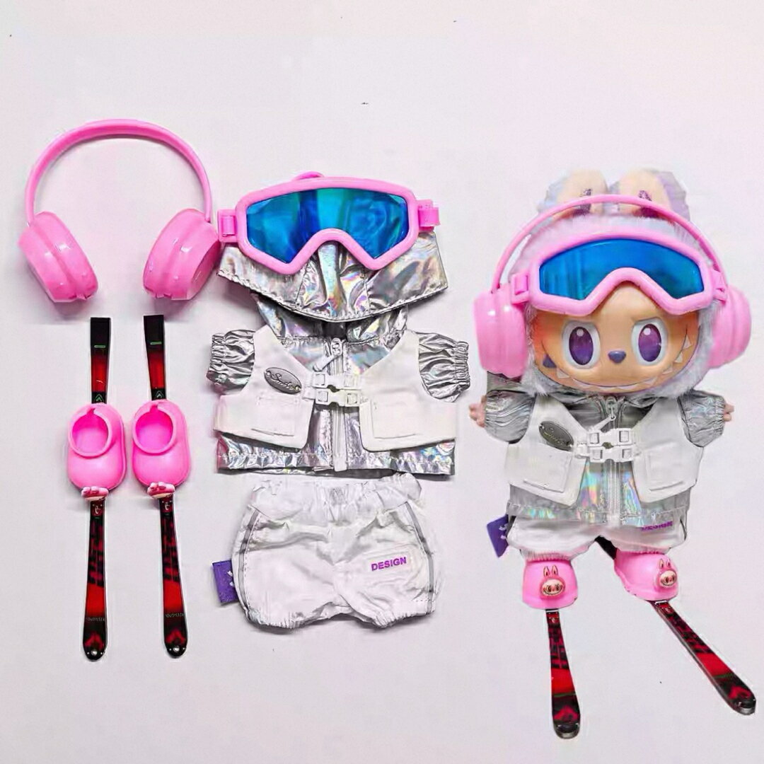 商品説明 POPMARTポップマートLABUBUラブブ商品は着替えのみ、labubu本体を付いてないです。ぬいぐるみは付属しておりません。セット内容（計5点）1.フード付きシルバーアウター2.ホワイトショートパンツ3.ヘッドホン4.ゴーグル...