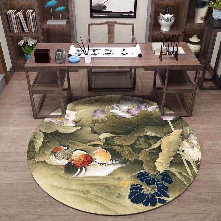 厚さ：0.7 cmサイズ：直徑80cmサイズの違うものもございます。60cm （3980円）100cm （5980円）120cm （7900円）140cm（12800円）160cm（16000円）値段も変ってきますので、ご検討頂けましたら幸...