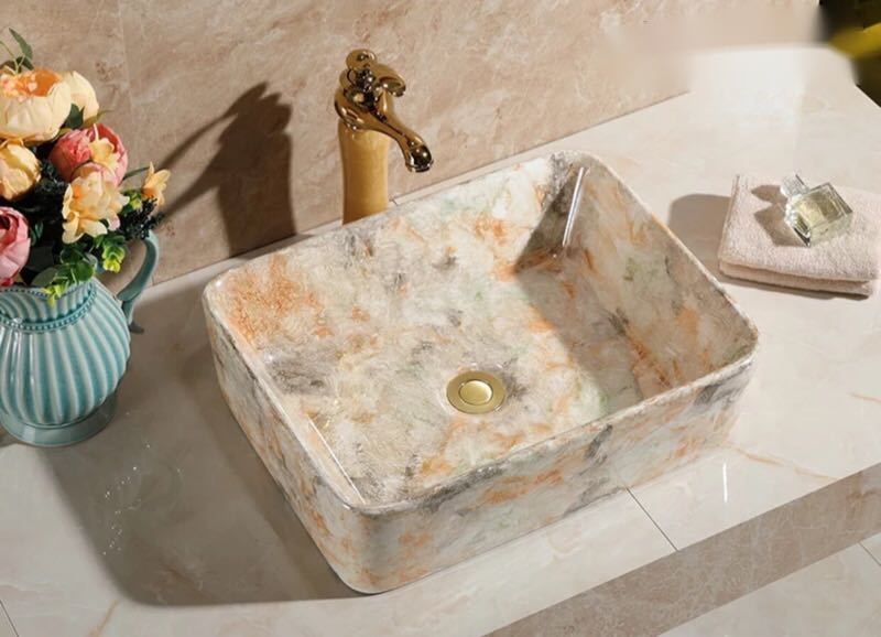 サイズ（cm）：幅：48奥行き：37高さ：13素材：陶器取付について：取付工事はお近くの工務店様にご相談してください＜ 重量物なので同梱はできません ＞★在庫は日々変動しておりますので万が一売り切れの場合は注文をキャンセルさせて頂く場合がご...