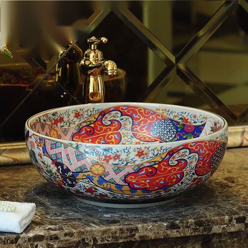 外寸サイズ（cm）：幅：41奥行き：41高さ：15素材：陶器取付について：取付工事はお近くの工務店様にご相談してください＜ 重量物なので同梱はできません ＞★購入後のキャンセルは、ご遠慮ください。★検品のため開封してある場合があります。★複...