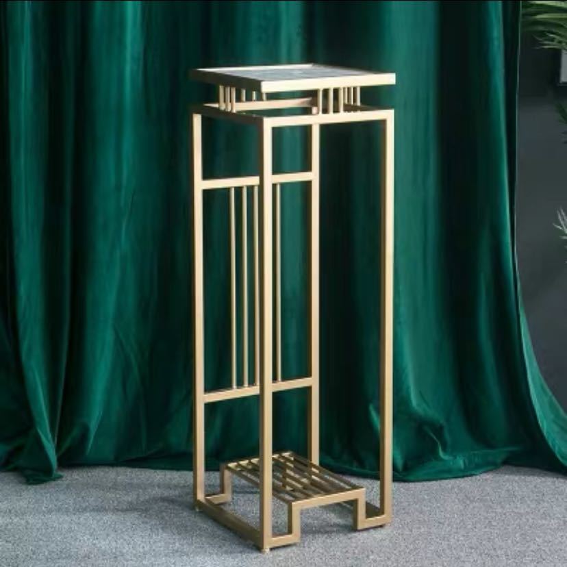 【商品仕様】本体寸法：32 ×32 × 100cm商品状態：新品x1点カラー：写真通り材質：アルミマグネシウム合金+人造大理石☆☆★★★★★★★★★★★★★☆☆◆お客様のご覧になっているモニター等により多少色が異なる場合がございます。あらか...