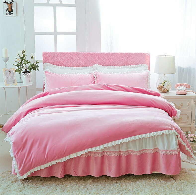 BS1冬用フランネル寝具 ワイドダブル ベッド用品4点セット ボックスシーツ ピンク 冬用フランネル寝具 ワイドダブル ベッド用品4点セット ボックスシーツ A/BS1商品サイズ・組成について（カバー4点セット)【素材】ポリエステル 100...