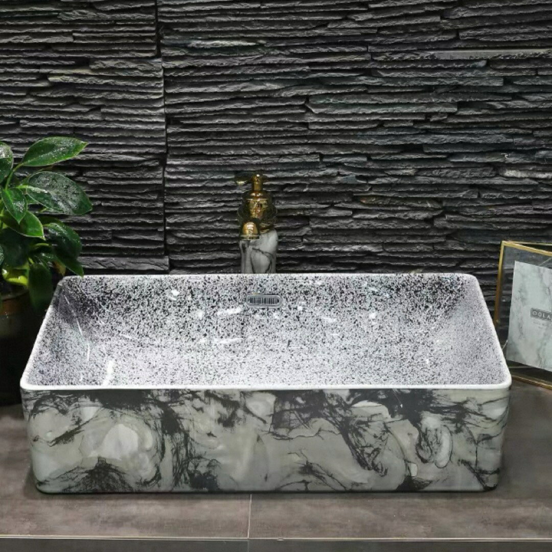 商品説明 サイズ（cm）：幅：60奥行き：37高さ：15素材：陶器製取付について：取付工事はお近くの工務店様にご相談してください付属品がすべて含まれております： ?ブラック水栓（蛇口） ?防臭排水栓 ?冷温対応の給水ホース ?防臭排水ホース...