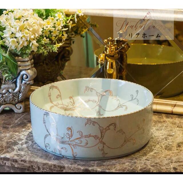 商品説明 状態 ：新品未使用 サイズ（cm）：幅：41奥行き：41高さ：15素材：陶磁器取付について：取付工事はお近くの工務店様にご相談してください＜ 重量物なので同梱はできません ＞☆☆★★★★★★★★★★★★★☆☆ ◆お客様のご覧になっ...