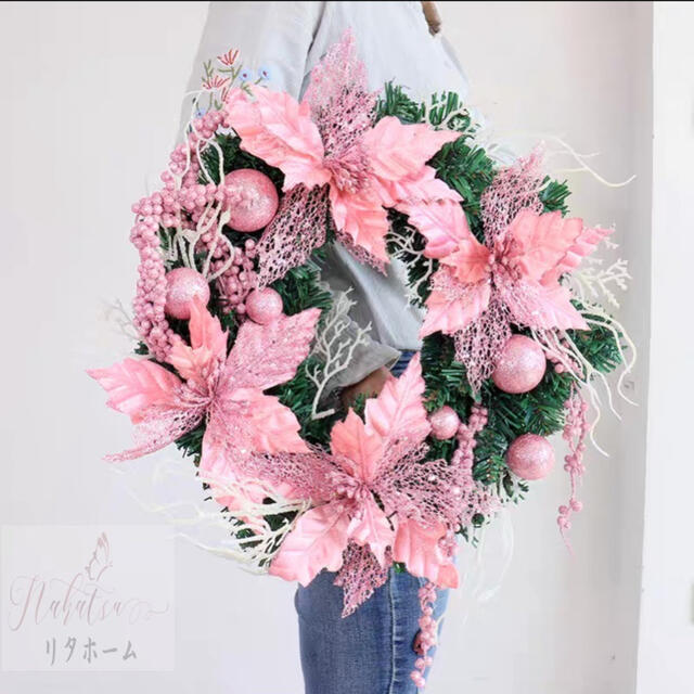 商品説明 サイズ：直径約45cmご注意：※運搬途中の衝撃などでパーツが取れる場合がございます。 少々のパーツの取れに関しては、大変ご面倒をお掛け致しますが、補修頂ければ幸いです。※手作り品の為、接着剤が表面に見える場合がございます。※直射日...