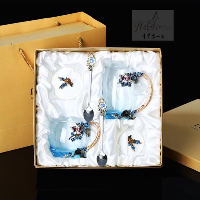 商品説明 素材・材質:カップ/耐熱ガラス（ホウ珪酸ガラス）セット内容:カップ2点 スプーンx2点蓋x2点☆☆★★★★★★★★★★★★★☆☆◆お客様のご覧になっているモニター等により多少色が異なる場合がございます。あらかじめご了承ください。◆...