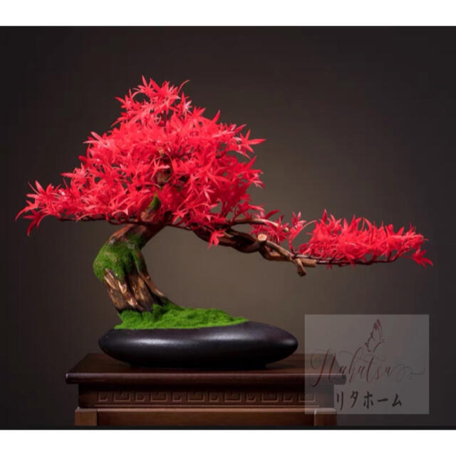 商品説明 葉の材質：エコプラスチック+セラミック幹の材質：自然木（特殊加工）鉢の材質：陶器製サイズ:幅50 x 奥行20 x 高さ35 (cm)※ハンドメイドで作成した商品になりますので、そのため製作時期によって若干画像と異なる場合がありま...