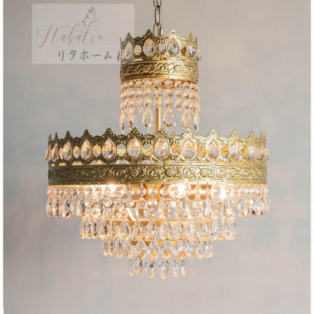 商品説明 *状 態：新品未使用*カラー：画像参照*サイズ：直径48 x 高さ50（cm)E14 白熱球、電球型蛍光灯、LED電球使用可能使用電球：4個（※電球は付属しておりません）★取付方法：電源直結タイプです、裏側に電線の結線がございます...