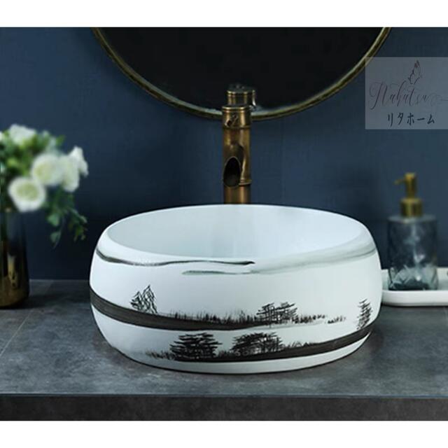 商品説明 状態&nbsp;：新品未使用&nbsp;外寸サイズ（cm）：幅：40奥行き：40高さ：15素材：陶磁器取付について：取付工事はお近くの工務店様にご相談してください＜&nbsp;重量物なので同梱はできません&nbsp;＞☆☆★★★★...