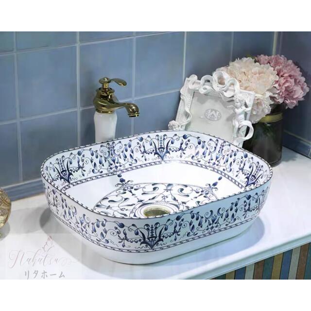 商品説明 状態&nbsp;：新品未使用&nbsp;外寸サイズ（cm）：幅：50奥行き：40高さ：14素材：陶磁器取付について：取付工事はお近くの工務店様にご相談してください＜&nbsp;重量物なので同梱はできません&nbsp;＞☆☆★★★★...