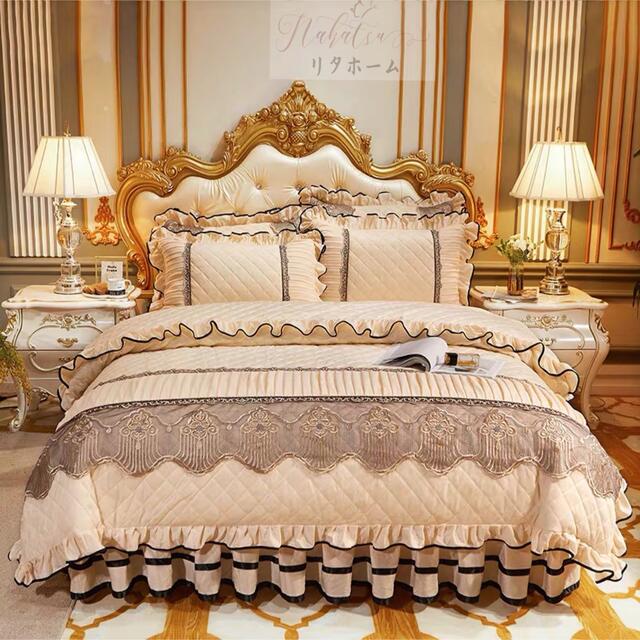 商品説明 商品サイズ・組成について（カバー4点セット)【素材】ポリエステル&nbsp;100％ベッドパッド1点&nbsp;：150x200（cm）掛布団カバー1点：&nbsp;約200x230&nbsp;（cm）枕カバー2点：&nbsp;約...