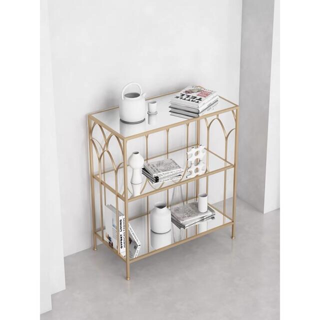 商品説明 サイズ：幅71&nbsp;x&nbsp;奥行81&nbsp;x&nbsp;高さ35.5（cm）材質：鉄、金属、鏡☆☆★★★★★★★★★★★★★☆☆&nbsp;◆お客様のご覧になっているモニター等により多少色が異なる場合がございます...