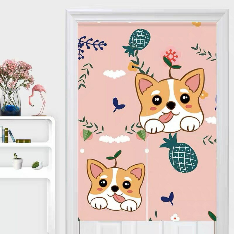 のれん 暖簾 間仕切り 目隠し 85x150cm犬柄雑貨 ．ウェルシュ・コーギー のれん サイズ：85×150cm素材：ポリエステル100％☆☆★★★★★★★★★★★★★☆☆ ◆お客様のご覧になっているモニター等により多少色が異なる場合がご...