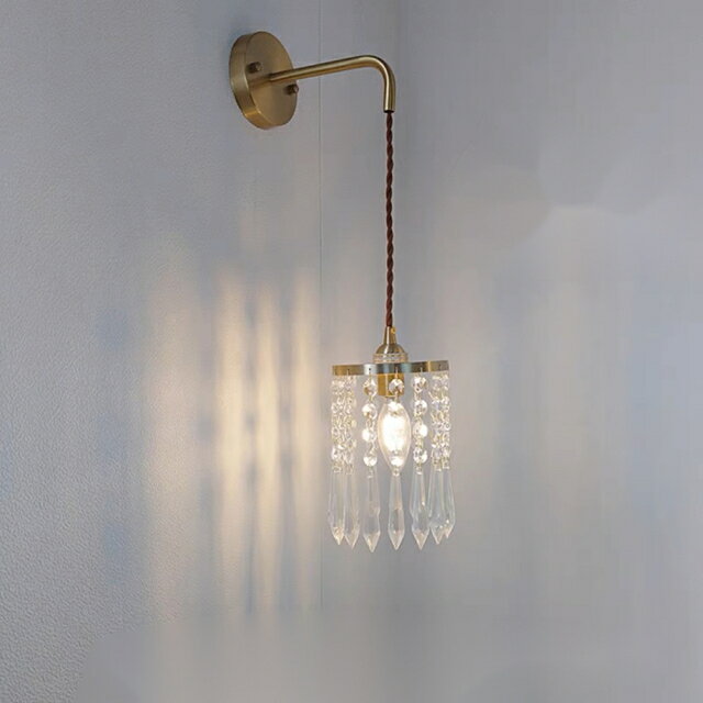 商品説明 ・口金：E14・使用電球：40Wまで・サイズ：幅12&nbsp;×高さ22（cm&nbsp;）※電球は付属しておりません。材質：銅、水晶☆☆★★★★★★★★★★★★★☆☆◆取付工事は電気工事士にご相談してください。&nbsp;◆お...