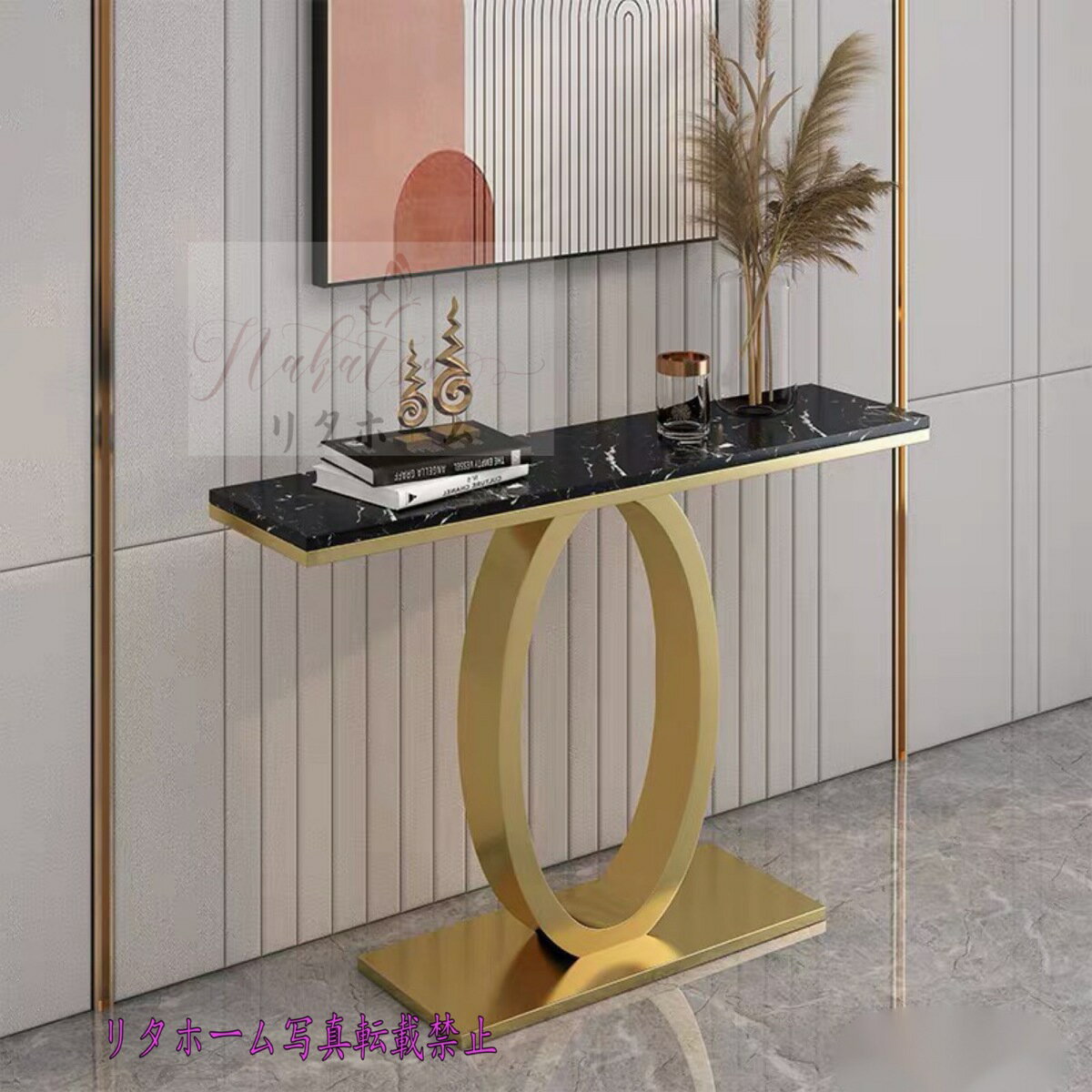 高級人造大理石サイドテーブル ．コンソールテーブル 玄関テーブル 花台 電話台 アンティーク調デザイン80cm 高級テーブル 状態 ：未使用 【商品仕様】 本体寸法：幅80 x 奥行30 ×高さ80 cm 商品状態：新品カラー：写真通り材質...