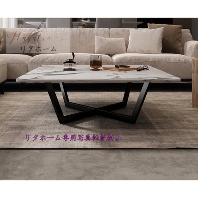 大人氣 人造大理石製コーヒーテーブル 北欧風コーヒーテーブル 正方形コーヒーテーブル 正方形コーヒーテーブル 状態：新品未使用サイズ：80x80 (cm)◆お客様のご覧になっているモニター等により多少色が異なる場合がございます。あらかじめご...