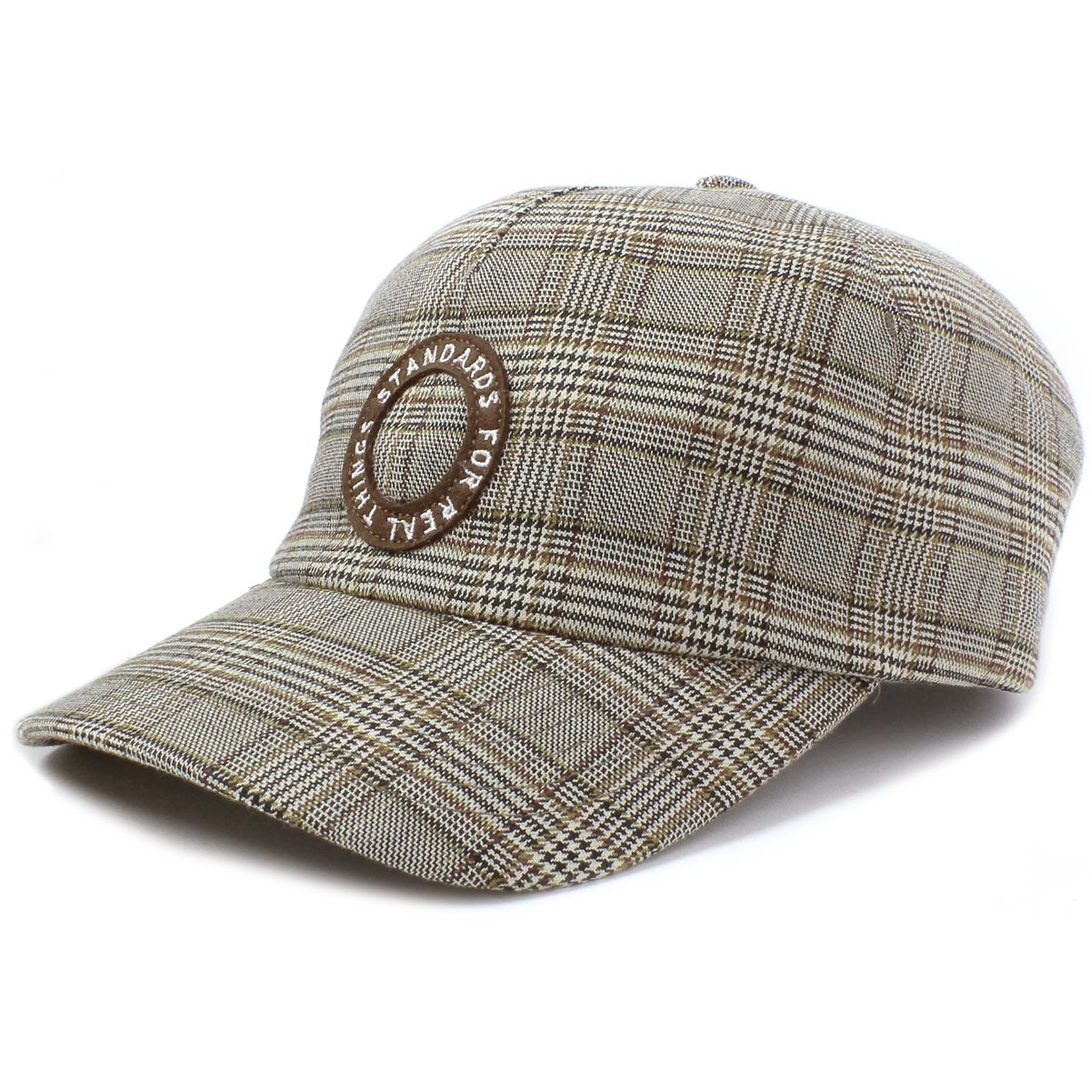 　商品名：[ベーシックエンチ] Glen Circle Cap 　性別：メンズ、レディース 　素材：ポリエステル98% ポリウレタン2% 　サイズ：フリーサイズ（57-59cm） 　カラー：1.BLACK 2.WHITE 3.BEIGE 　...