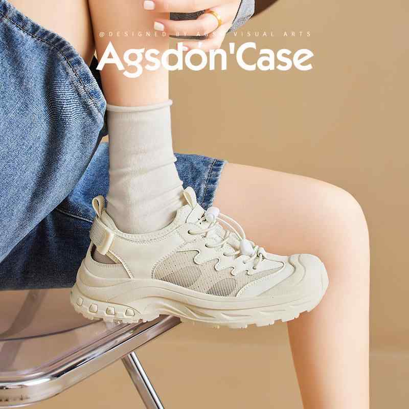 トレッキングサンダル レディース 夏用 メッシュ 通気性 厚底 つま先カバー ホワイト 渓流 登山 アウトドア 軽量 防水加工 女性向け 足元保護 アクティブスタイル・スタイル: カジュアル・サイズ展開: 35.36.37.38.39.40...