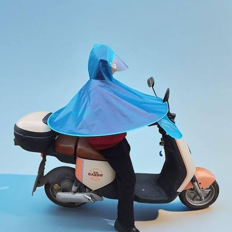 電動バイク用 防水 レインコート ポンチョ 防雨帽付き 通気性 厚手 折りたたみ 男女用 成人向け 釣り 対応 軽量 ポータブル 雨具・素材: EVA.牛津布・サイズ展開: XL.XXL・カラー展開: ブルー.ピンク.イエロー.ネイビー.ワ...