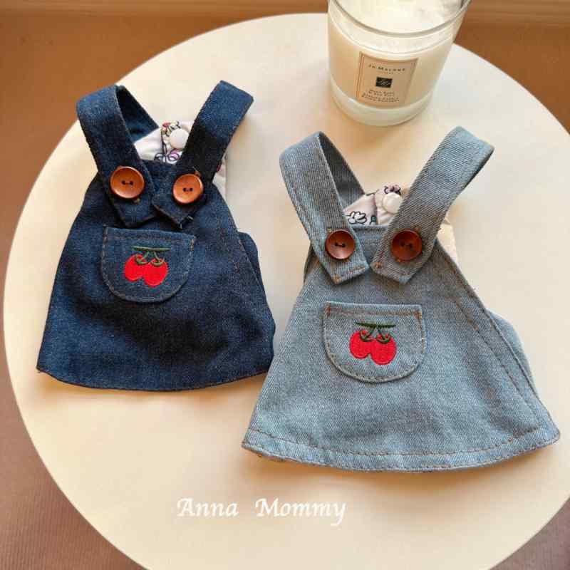 ペット服 小型犬用 猫用 デニム サスペンダースカート かわいい 春秋 ファッション 日常使い 散歩向き カジュアル スタイル・スタイル: カジュアル・タイプ: 連身スカート・カラー展開: 浅藍牛仔.深藍牛仔・サイズ展開: XS.S.M.L.XL