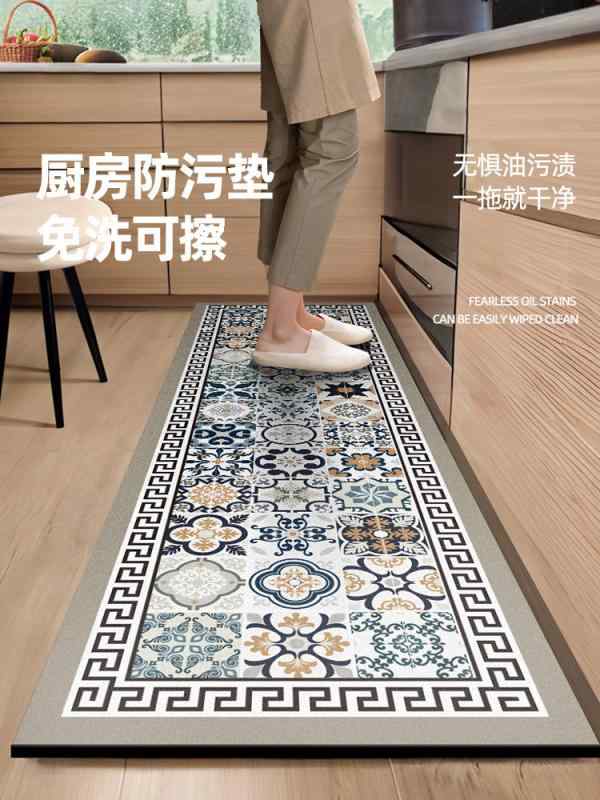 キッチン マット アメリカンスタイル 滑り止め 油汚れ防止 拭き取り可能 洗浄不要 防水 吸水 珪藻土素材 調理用 専用 敷物 ラグ・スタイル: シンプルモダン・用途: 家庭用・主な素材: ゴム・形状: 長方形・サイズ展開: 40×60cm...