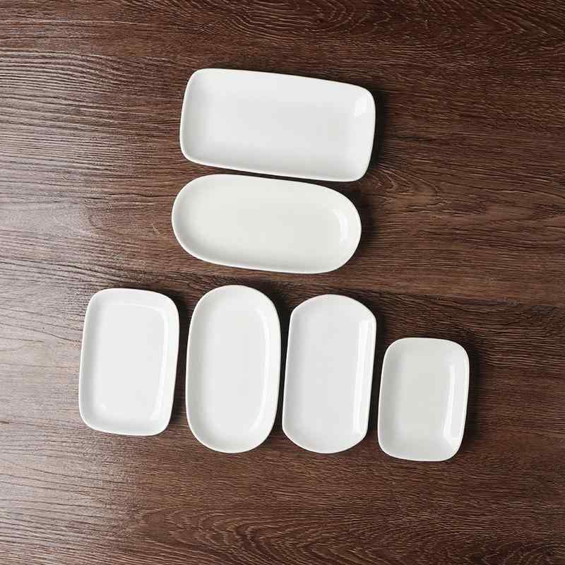 セラミック タオル皿 商用 石鹸皿 ウェットティッシュ皿 ホテル レストラン 用 四角形 トレイ 陶器 食器 衛生 ディッシュ プレート キッチン 用品・風・形状: 長方形・個数: 1個・素材: 磁器・技法: 色釉・サイズ: 13.97cm...