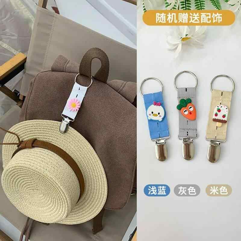 収納クリップ 旅行用 帽子固定具 太陽帽子収納 子供手袋 防失フック バックパック掛かり ポータブル コンパクト 軽量 普段使い アウトドア