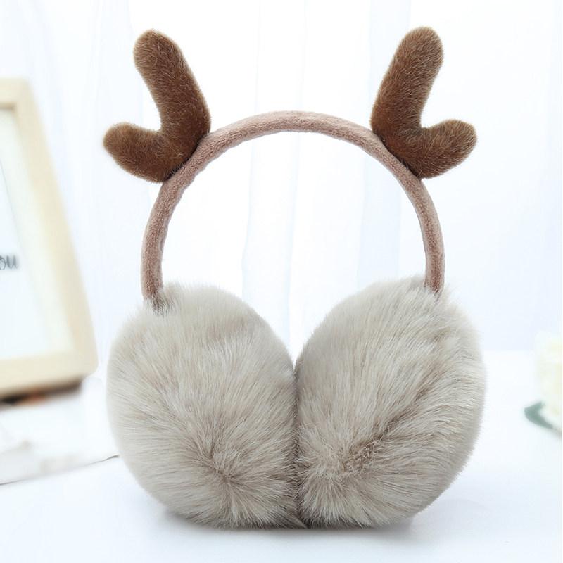 耳あて キッズ レディース かわいい 鹿の角 韓国 冬用 暖か 耳カバー 風よけ アウトドア 普段使い 軽量 柔らかい 保冷