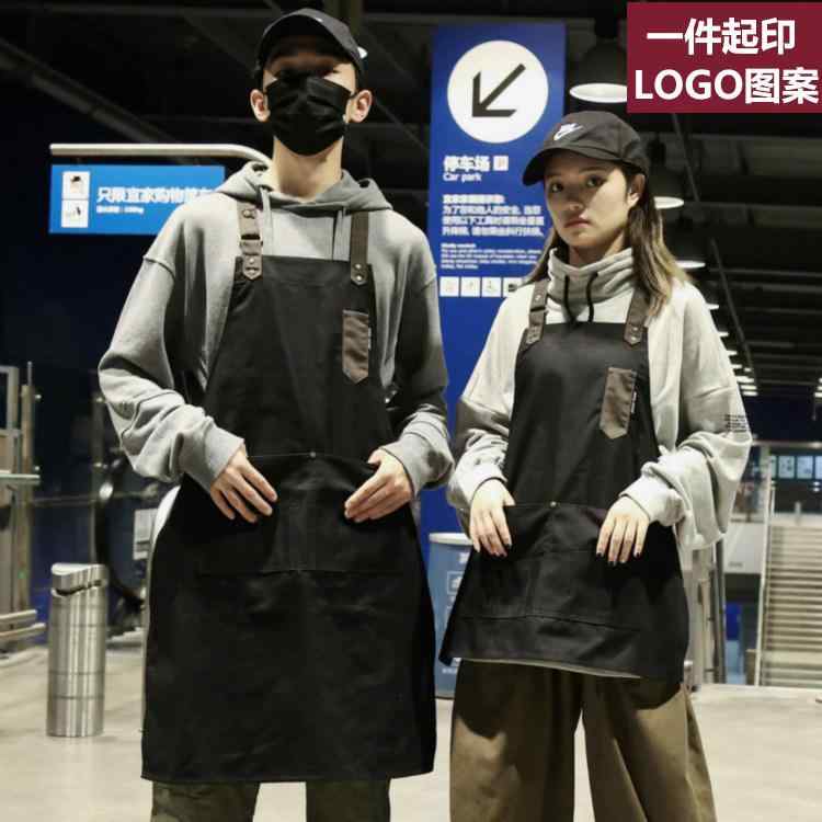 エプロン 防水 キャンバス生地 男性用 女性用 キッチン用 家庭用 飲食店用 ベーキング用 バリスタ用 作業着 耐久性 軽量・カテゴリ: 無袖エプロン・スタイル: 韓国・主な素材: 帆布・用途: 調理.ベーキング.バーベキュー・機能: 防汚...