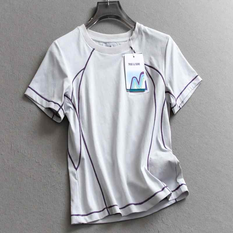 Tシャツ レディース 接触冷感 吸湿速乾 UVカット UPF50+ スリム フィット クルーネック 夏 スポーツ 半袖 トップス アクティブウェア 軽量 通勤 普段使い アウトドア 伸縮性 高機能 ブラック ピンク アイボリー・スタイル: ...