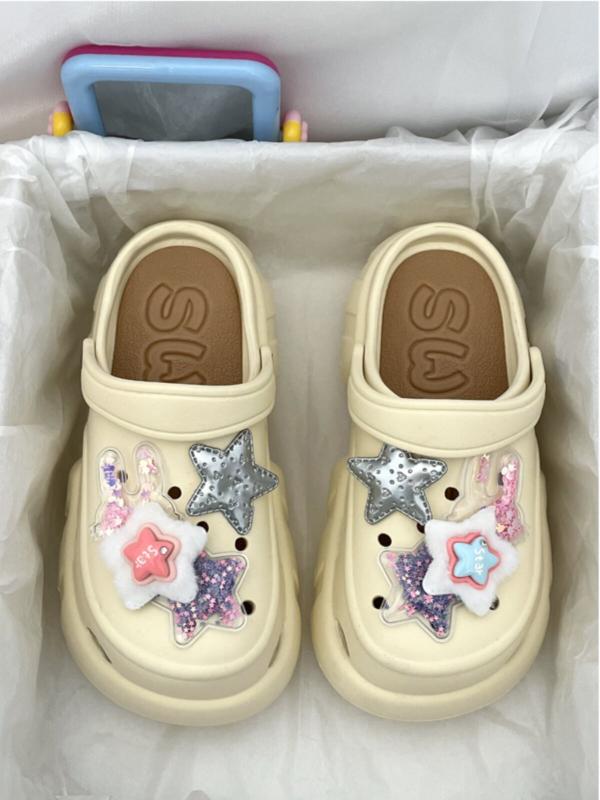 厚底サンダル レディース 夏用 かわいい 穴あき ビーチ カジュアル クッション 柔らかいソール つま先カバー ファッション 軽量 伸縮性・サイズ展開: 36-37.38-39.40-41・柄: 無地・スタイル: 韓国・ヒール高: 3-5c...