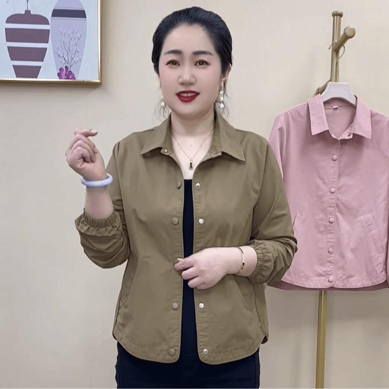 ジャケット 春秋 ゆったり ショート丈 スリム見せ 無地 薄手 アウター トップス コーディネートしやすい 軽量 伸縮性・スタイル: 万能・シルエット: ストレート・主な素材: フランネル・袖丈: 長袖・ネックライン: ポロ襟・着丈: 短め...