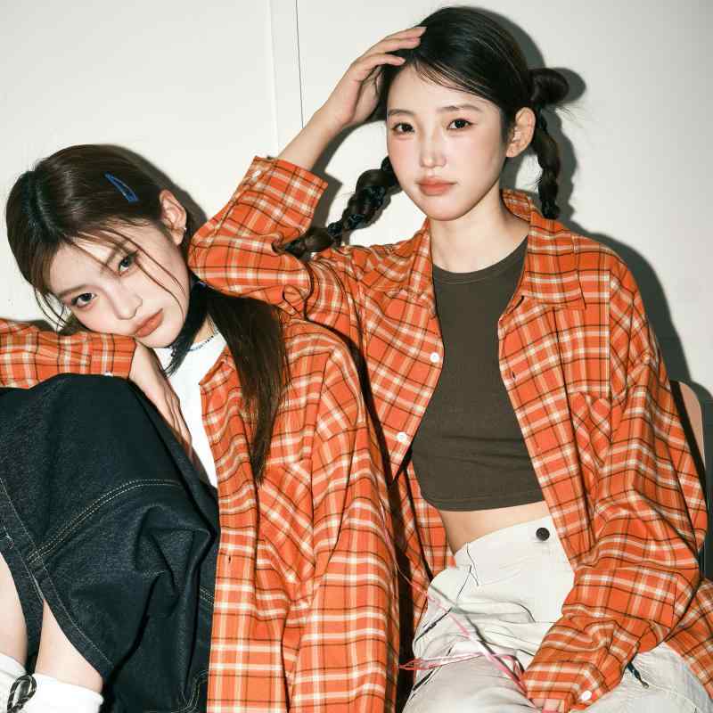 シャツ 長袖 チェック柄 レトロ アメリカン ジャケット ユニセックス 春 ゆったり カジュアル 普段使い フィット トップス コート・シルエット: ・スタイル: 青春ポップ・袖タイプ: シャツスリーブ・素材: ポリエステル98.1%.スパ...
