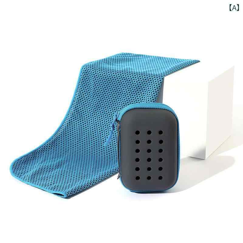 夏用 接触冷感 スポーツタオル フィットネス アウトドア 冷却 吸湿速乾 軽量 伸縮性・素材: EVA・形状: 角型.丸型・サイズ展開: 30×60cm.30×90cm・カラー展開: スカイブルー.グレー.オレンジ.グリーン.ロイヤルブルー...