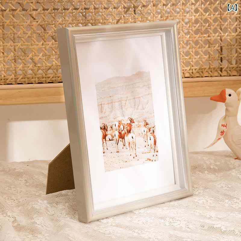 フォトフレーム 北欧 ツートンカラー 高級感 卓上用 リビング ベッドルーム インテリア 写真立て ピクチャーフレーム モダン シンプル 飾り ディスプレイ・素材: 樹脂・スタイル: 北欧・形状: 長方形・サイズ展開: 内径10.2×15....