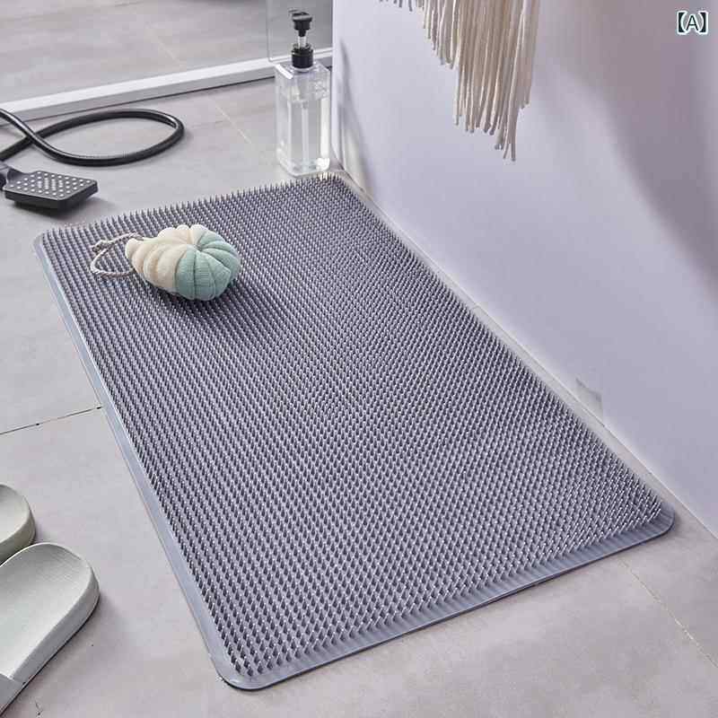 浴室 マット 足ケア 足洗い 足こすり 洗足 パッド マッサージ 滑り止め 大型 浴槽 シャワールーム 入浴 衛生 便利 グッズ・スタイル: シンプルモダン・適用シーン: 家庭用・適用スペース: 浴室・サイズ展開: 34cm×67cm.44...