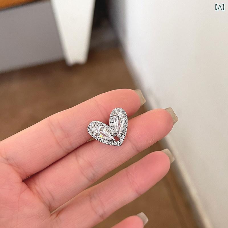 レディース イヤークリップ ノンピアス ハート型 高級感 かわいい 耳飾り アクセサリー ファッション 日常使い・カテゴリ: アクセサリー・スタイル: スイート・主な素材: 合金/銀メッキ/金メッキ・柄: ハート・対象性別: 女性・バリエー...