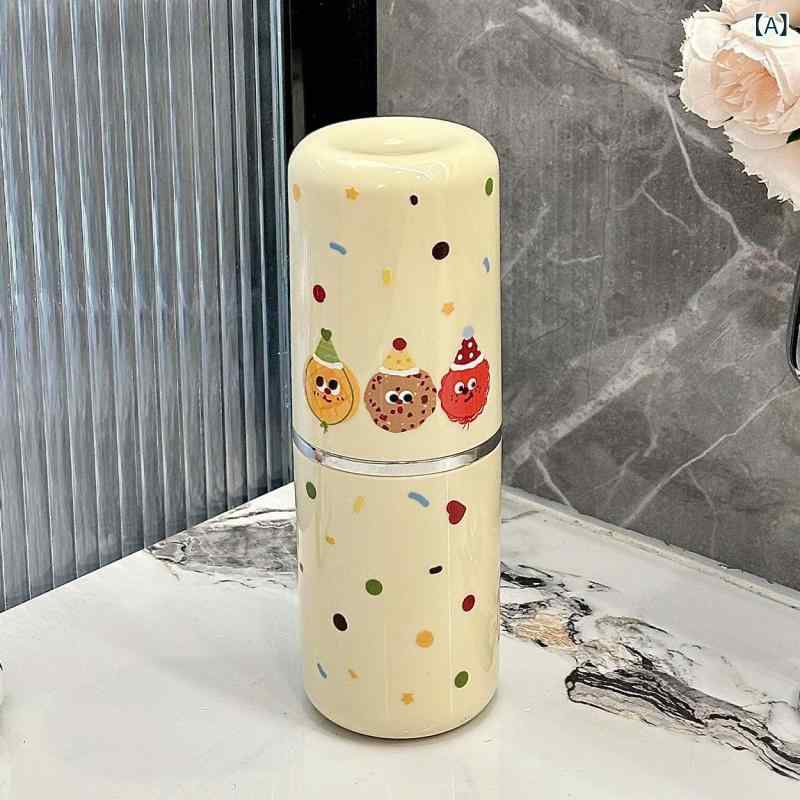 旅行用 コンパクト 洗面セット キッズ カップル 歯ブラシ 歯磨き粉 うがいカップ ポータブル 持ち運び便利 日常使い 衛生グッズ