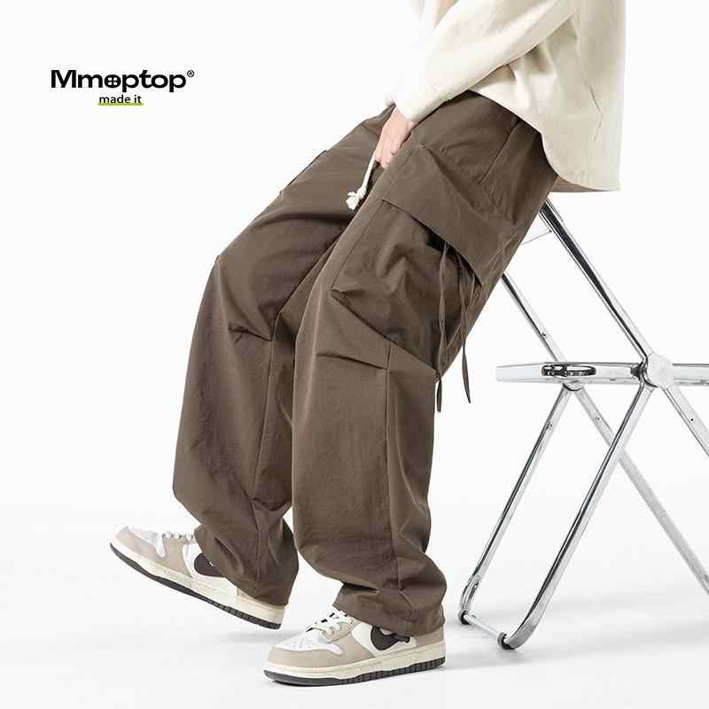 メンズ パンツ 夏用 薄手 カーゴ ミリタリー ストレート ワイドレッグ カジュアル アウトドア ロング 軽量 普段使い 伸縮性・フィット: ゆったり・加工: アイロン不要・ウエスト位置: ミッドロー・丈: ロング・サイズ展開: S.M.L...
