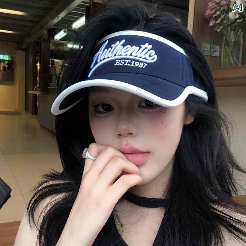 レディース キャップ UVカット 日よけ 夏用 スポーツ アメリカン レトロ アルファベット 通気性 メッシュ 軽量 綿素材 ブラック ピンク系・スタイル: カジュアル・柄: アルファベット・帽頂: 空頂・対象: 女性・適用シーン: 外出・...