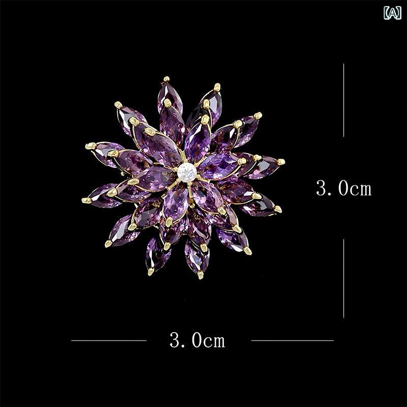 ブローチ 女性用 回転 雪蓮花 モチーフ 高級感 精巧 ファッション アクセサリー スーツ 合わせ 防透け 胸花 ピン スタイリッシュ 服飾 装飾・カテゴリ: アクセサリー・スタイル: 復古.宮廷・主な素材: 合金.銀メッキ.金メッキ・柄:...